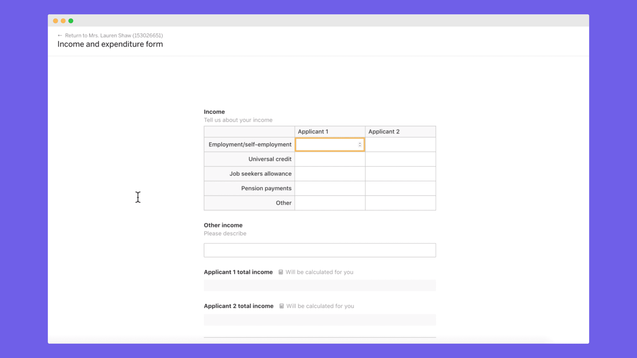 How to build an online income & expenditure form in a few simple steps